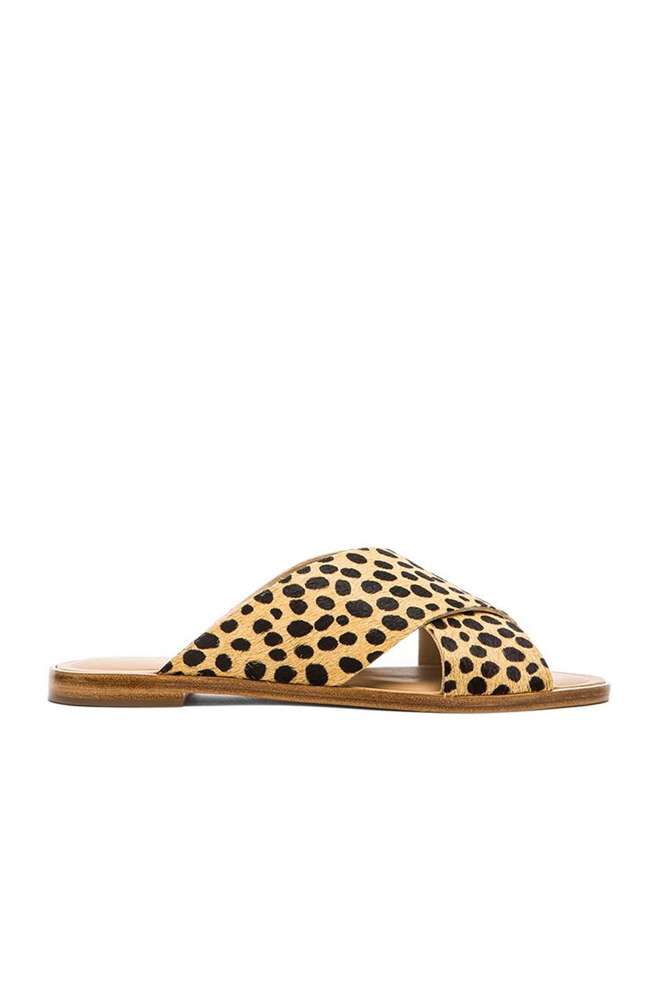Loeffler Randall Echo Calf Hair Sandal in Cheetah | REVOLVE