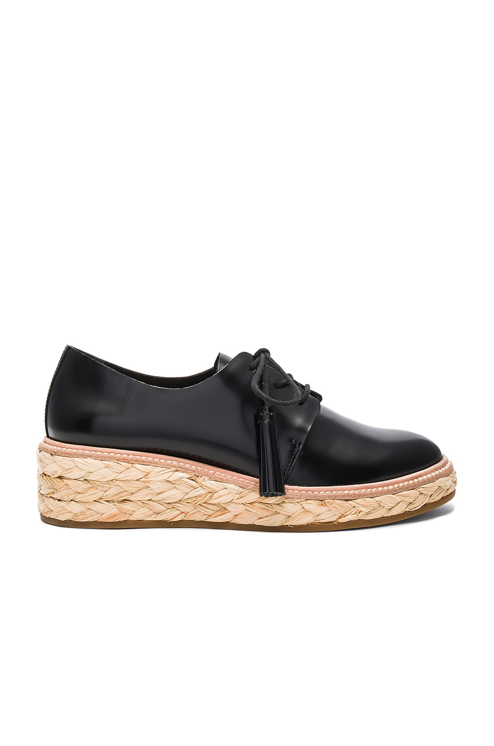 Loeffler Randall Callie Oxford in Black & Natural | REVOLVE