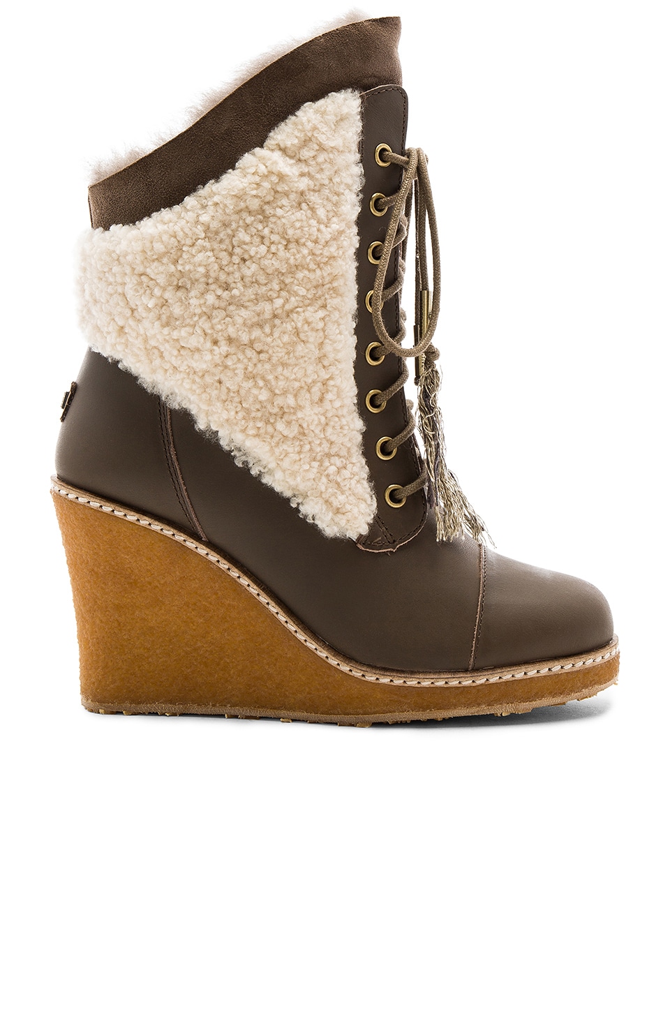 Australia Luxe Collective Meditere Sheep Shearling Boot in Mortar | REVOLVE
