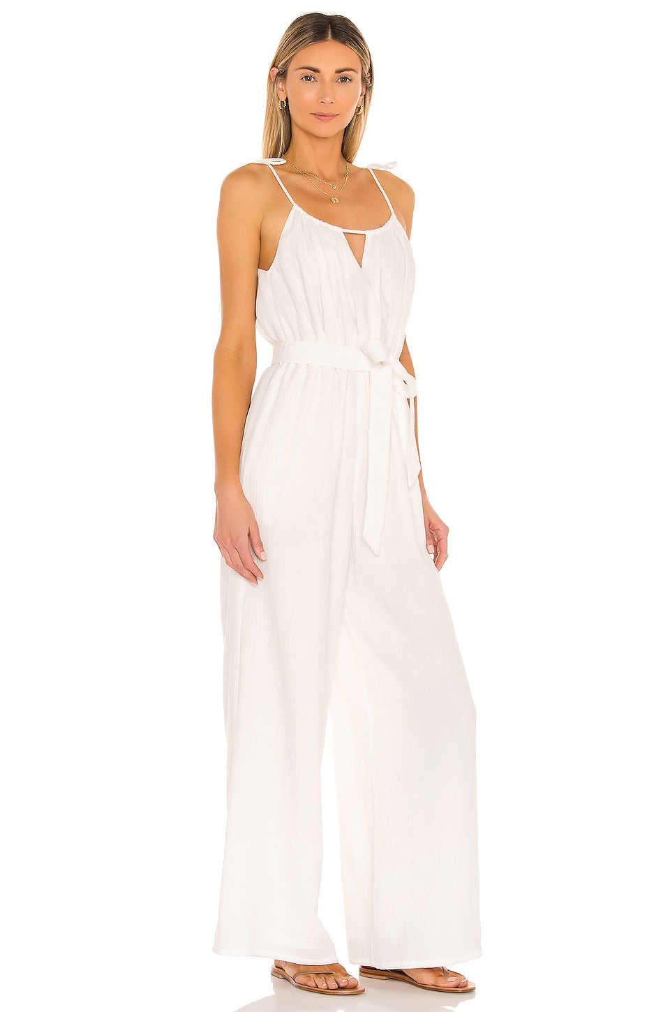 Lovers and Friends Cece Jumpsuit in Marshmallow White | REVOLVE