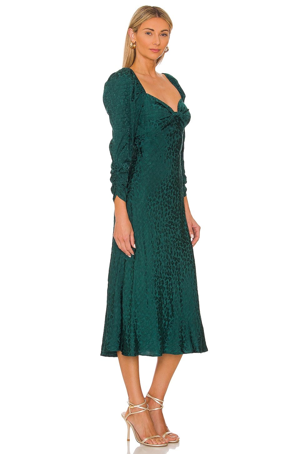 Lovers and Friends Cheyanne Midi Dress in Dark Jade Green | REVOLVE