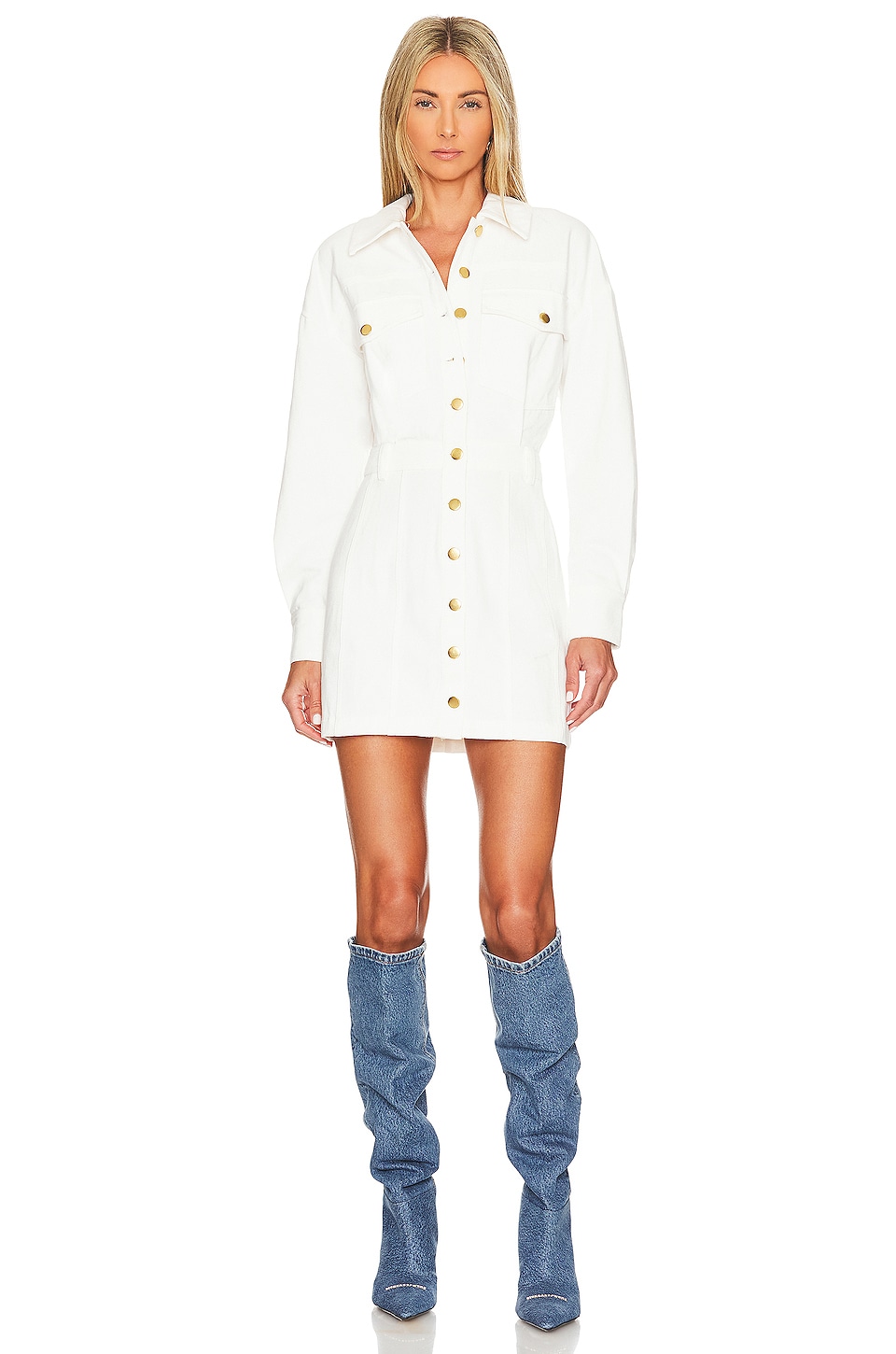 Lovers and Friends Frankie Mini Dress in Bone White | REVOLVE