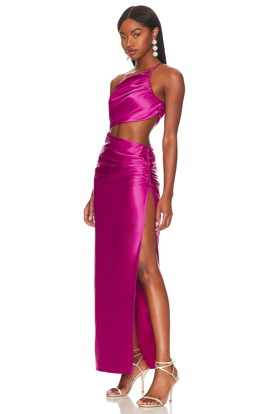Lovers and Friends Chapman Maxi Dress in Magenta Pink | REVOLVE
