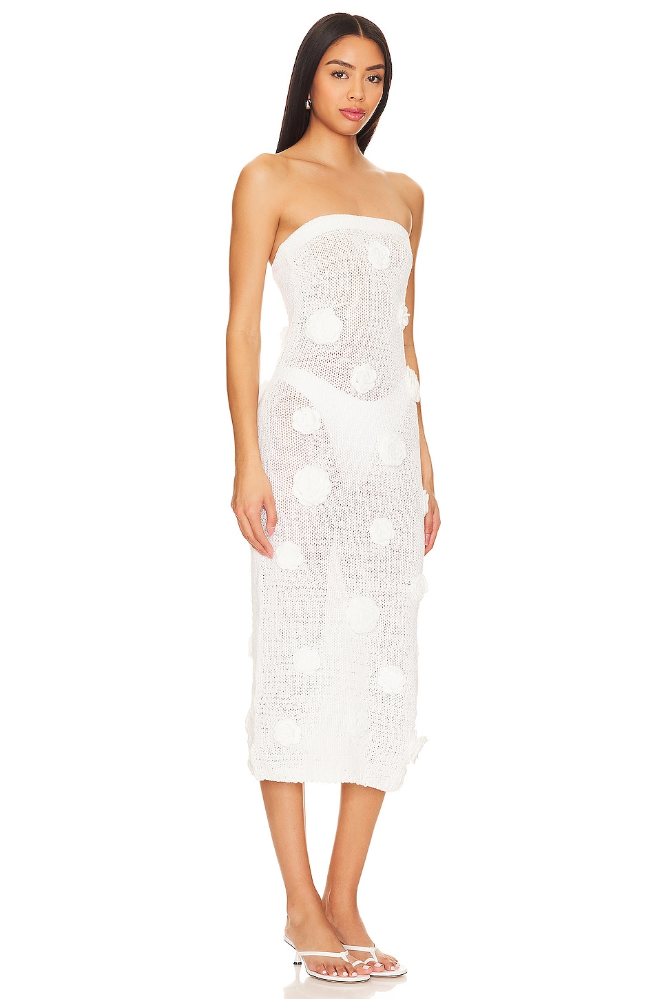 Everla Rosette Midi Dress | Lovers + Friends