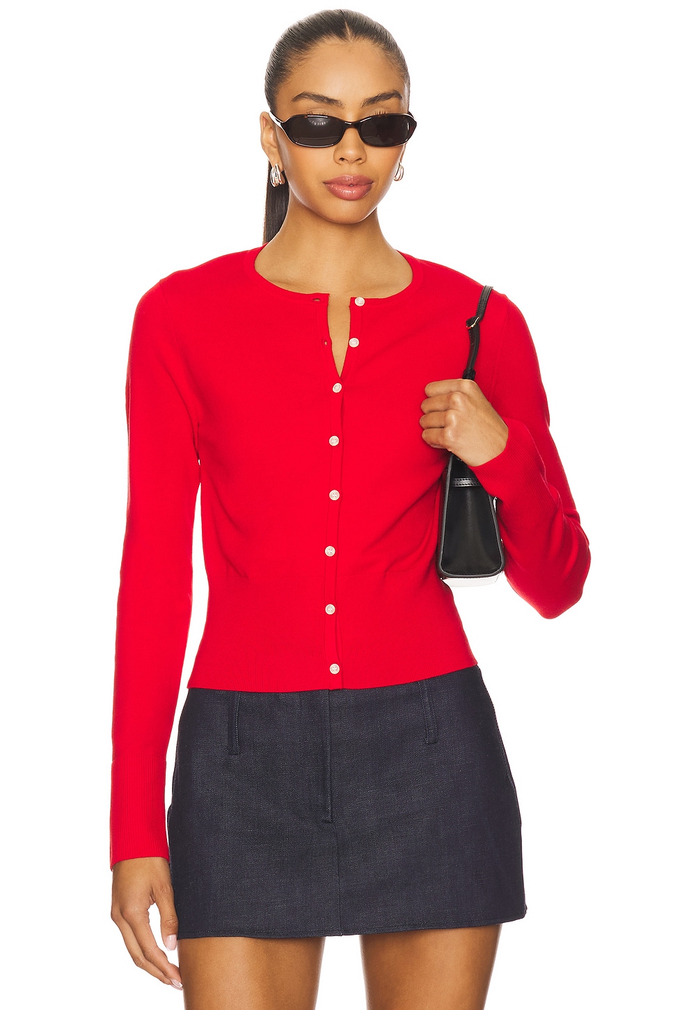 Lovers and Friends Scarlett Cardigan in Red | REVOLVE