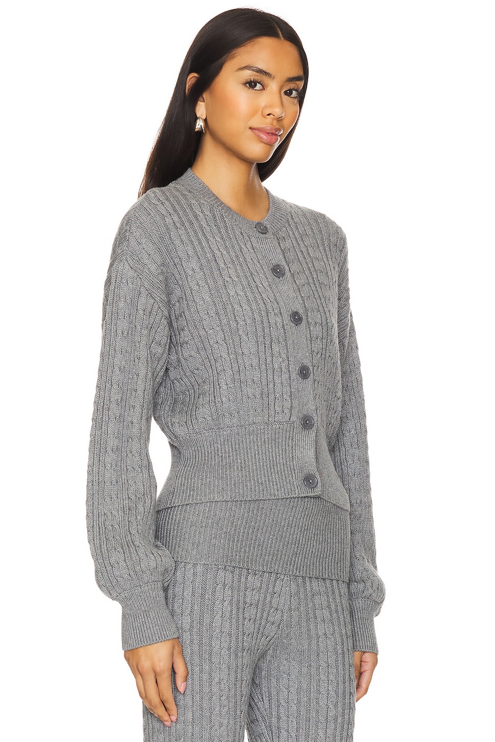 Lovers and Friends x Emily Gemma Bessie Cardigan in Grey | REVOLVE