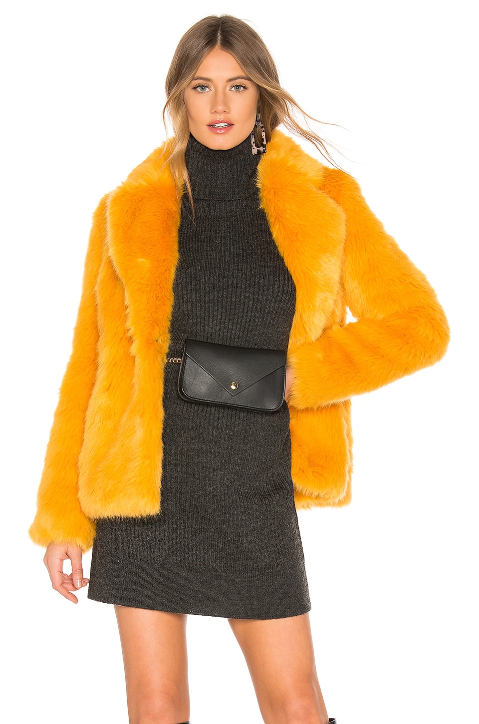 Lovers and Friends Francesca Coat in Mustard Yellow | REVOLVE
