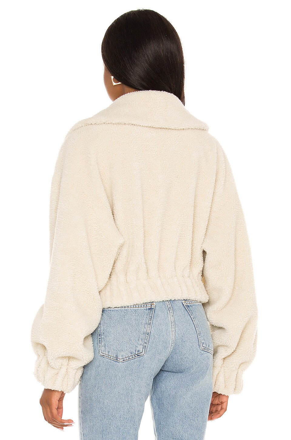 Lovers and Friends Nara Cropped Jacket in Ivory | REVOLVE