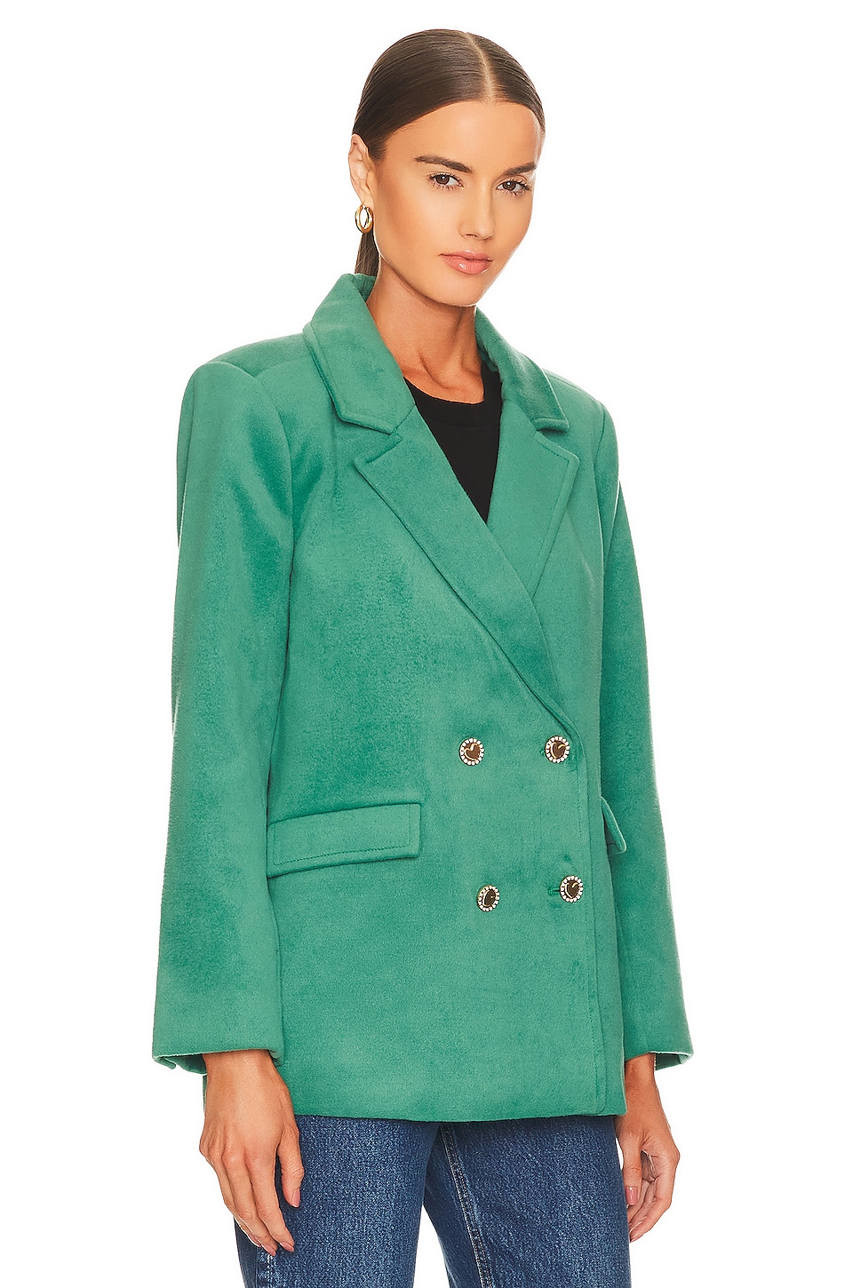 Lovers and Friends Melrose Jacket in Aqua Blue | REVOLVE