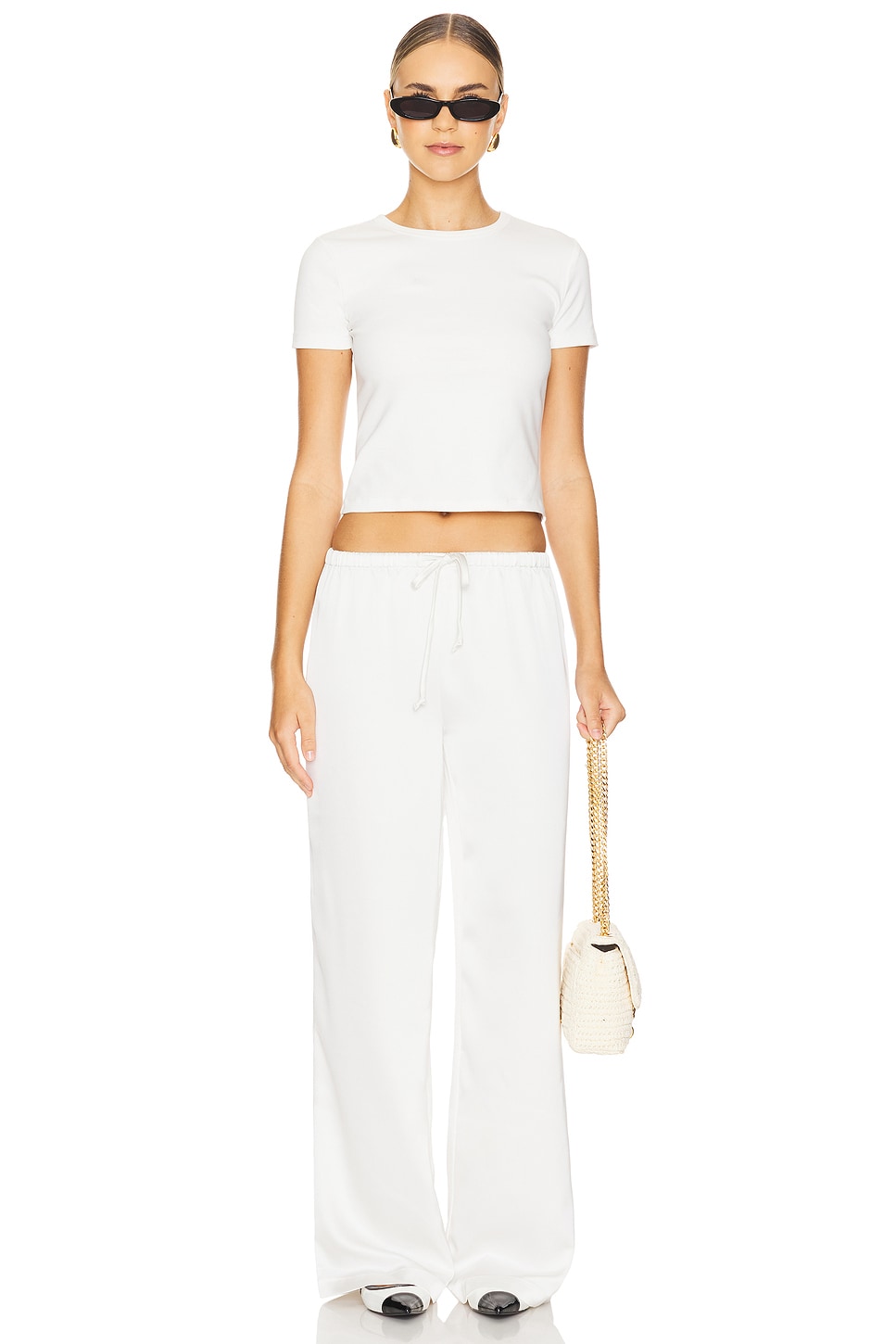 Lovers and Friends Adalyn Pant in Ivory | REVOLVE