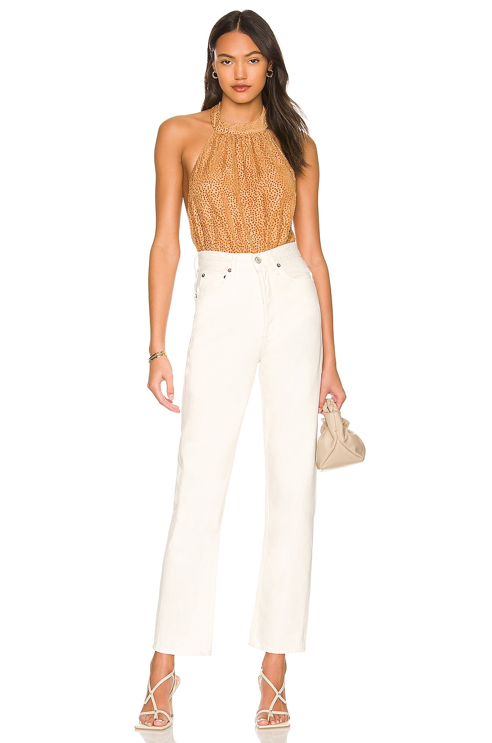 Lovers and Friends Darling Bodysuit in Sand | REVOLVE