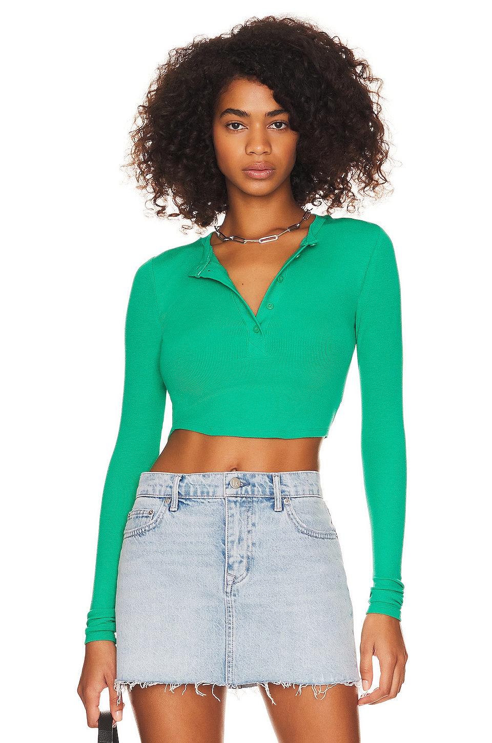 Lovers and Friends Henry Top in Green | REVOLVE