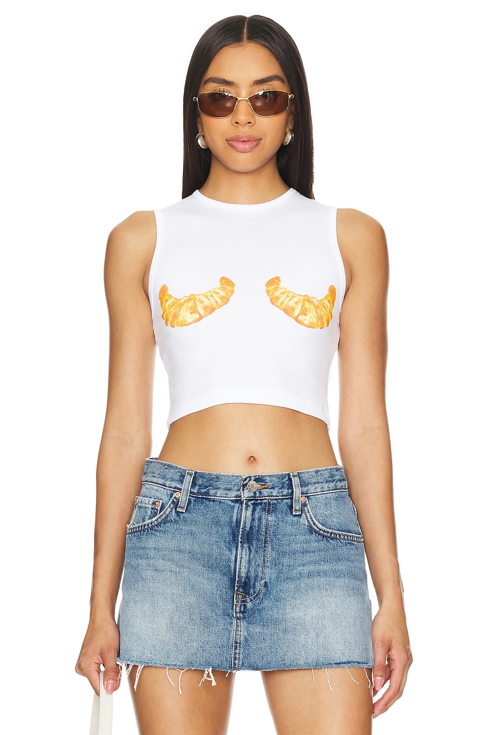 Lovers and Friends Croissant Tank in White | REVOLVE