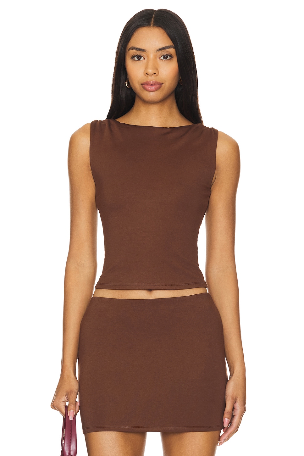 Lovers and Friends Lainey Top in Brown | REVOLVE