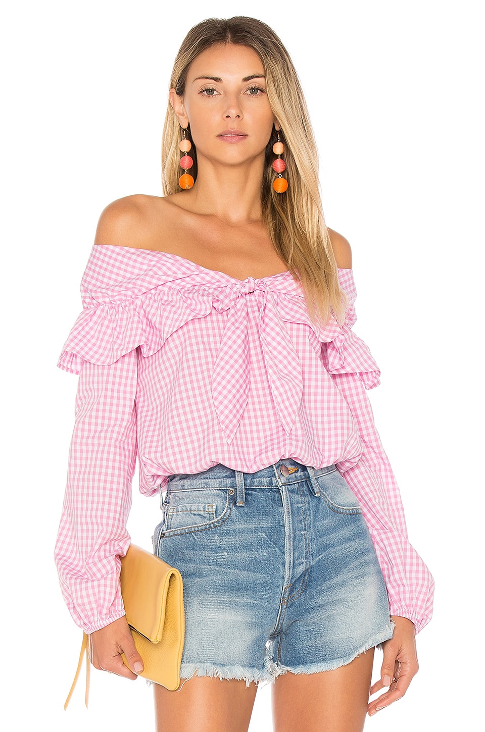 Lovers and Friends X REVOLVE Rebecca Top in Pink Gingham | REVOLVE