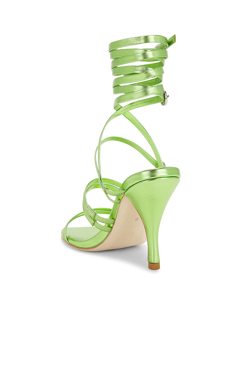 Lovers and Friends Multi Strap Heel in Lime Green | REVOLVE