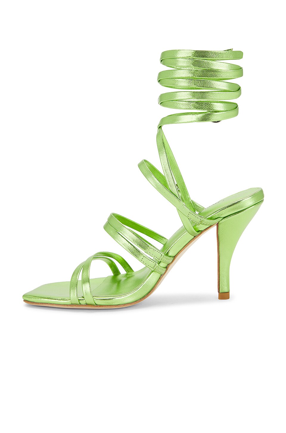 Lovers and Friends Multi Strap Heel in Lime Green | REVOLVE