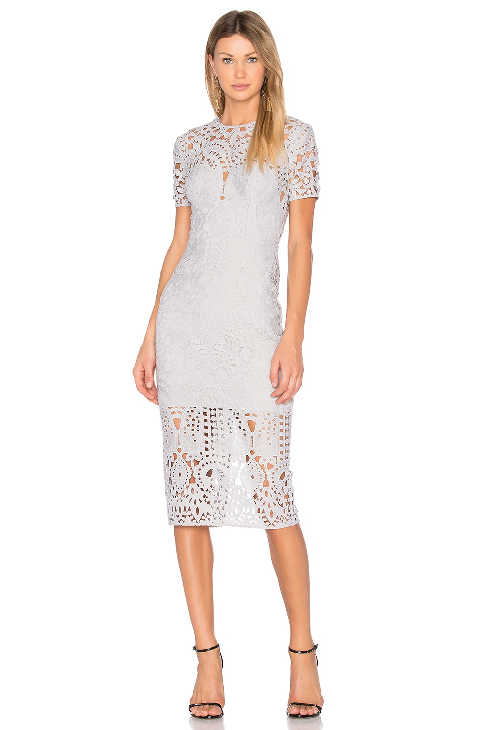 Lover Harmony Sheath Midi Dress in Ash | REVOLVE