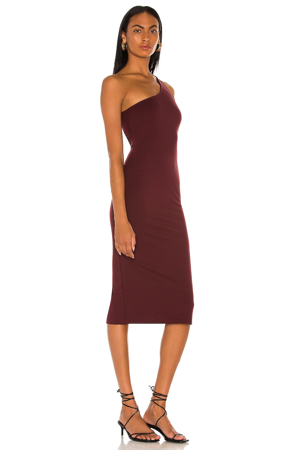 LPA Adila Dress in Burgundy | REVOLVE