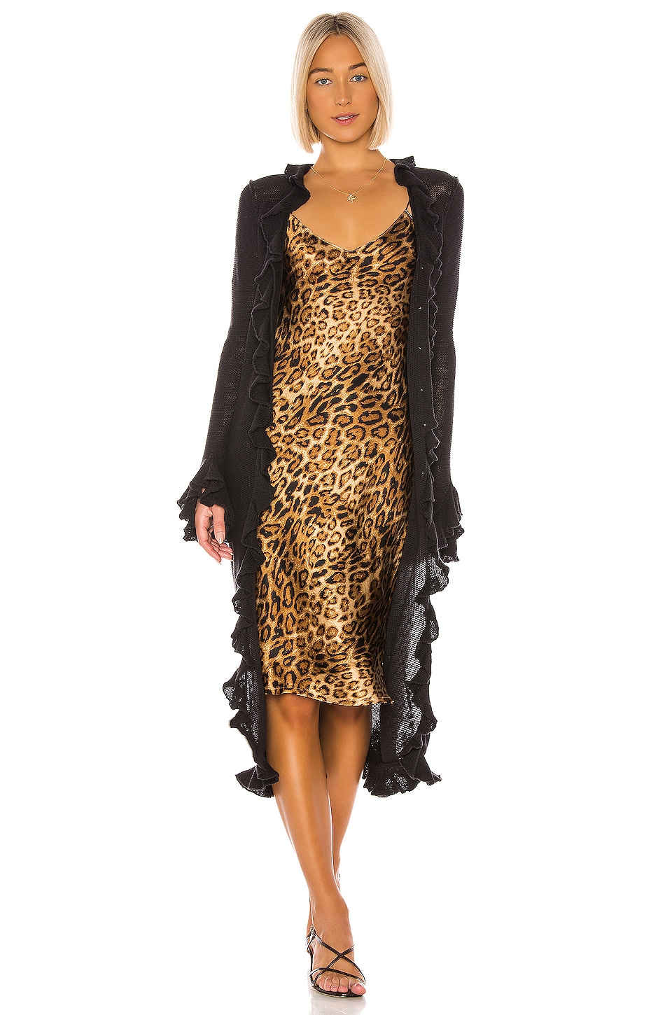 LPA Ruffle Duster in Black | REVOLVE