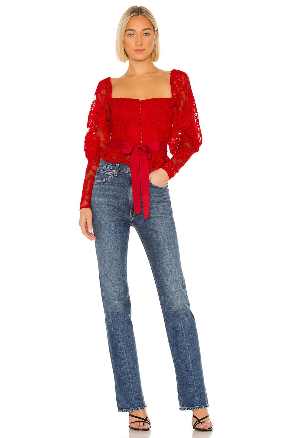LPA Donna Top in Red | REVOLVE