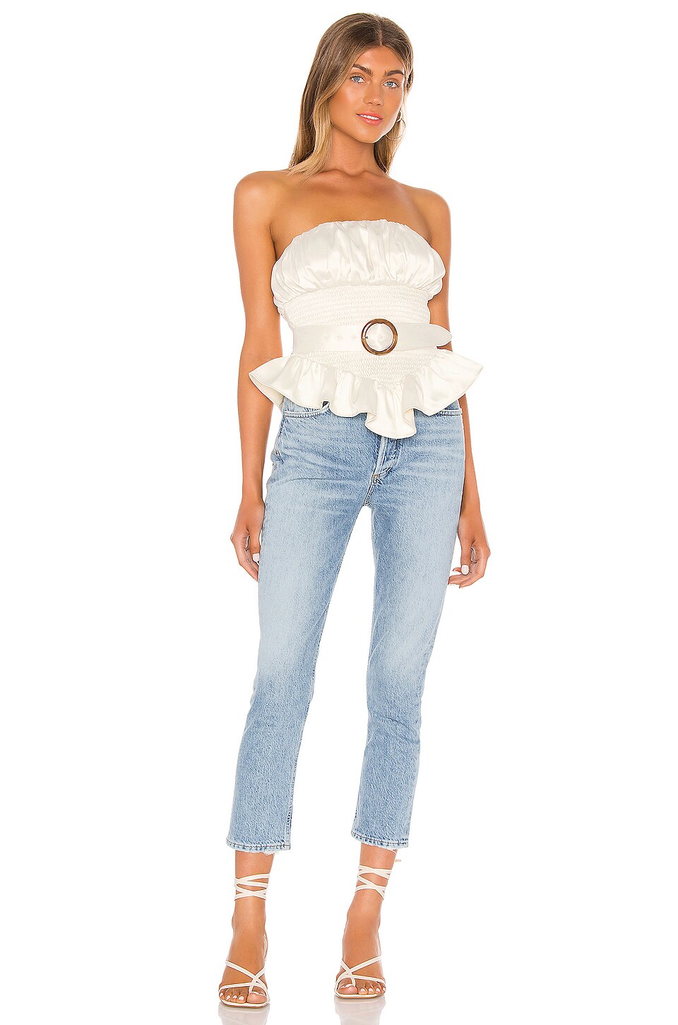 LPA Abia Top in Ivory | REVOLVE