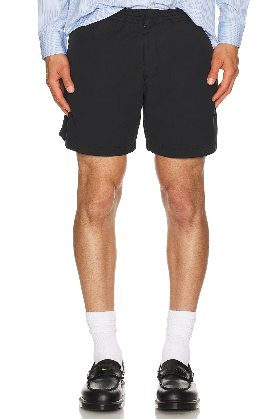Le Père Double Pocket Short in Black | REVOLVE