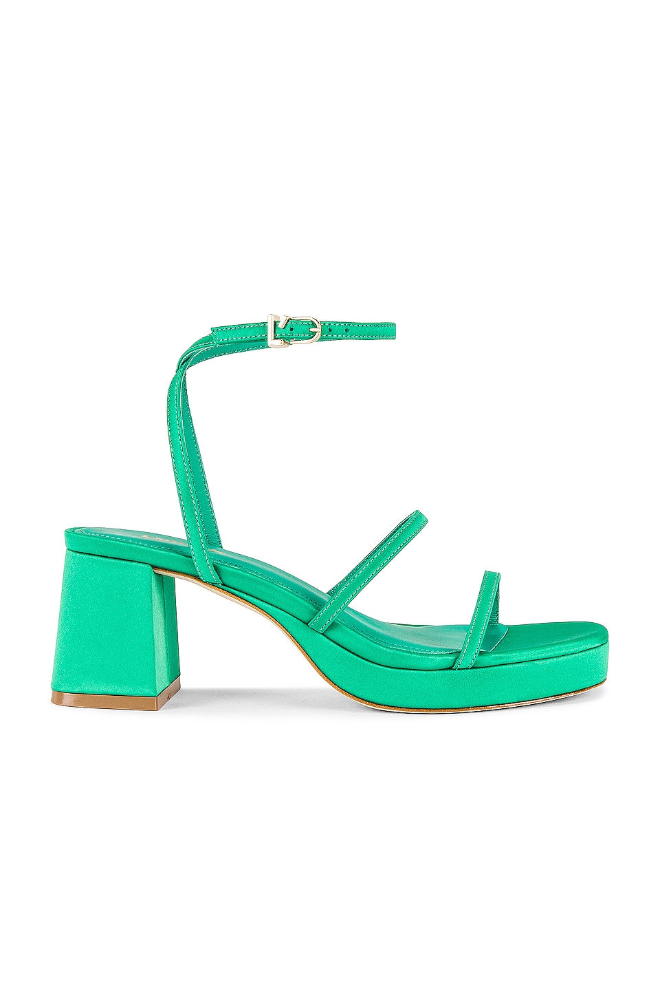Larroude Gio Heel in Green | REVOLVE