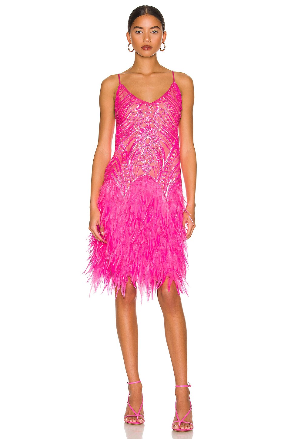 Le Superbe Prohibition Dress in Electric Pink Sequin | REVOLVE