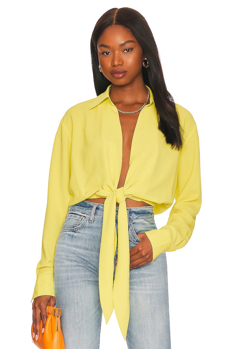 Le Superbe Topper Shirt in Lime | REVOLVE
