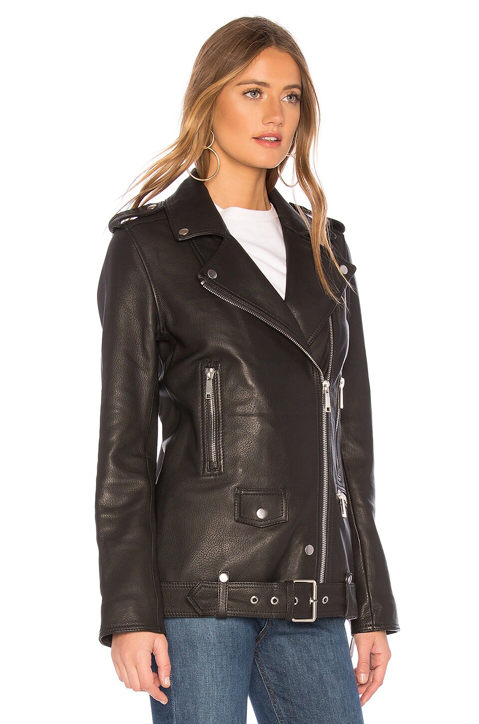 LTH JKT Emi Boyfriend Biker in Black | REVOLVE