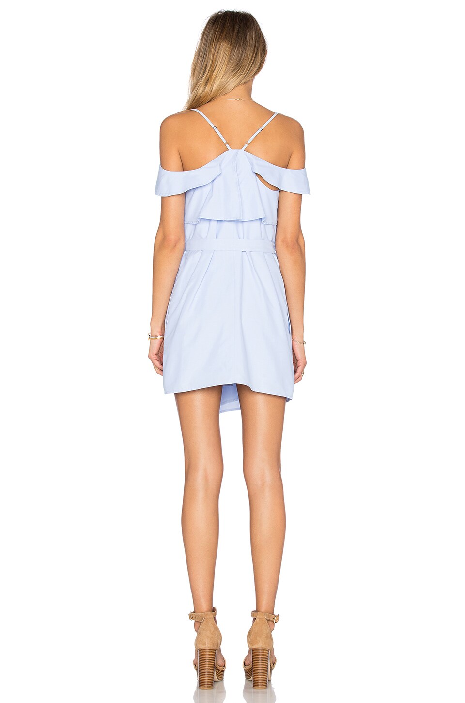 Lucca Couture x REVOLVE Wrap Dress in Baby Blue | REVOLVE