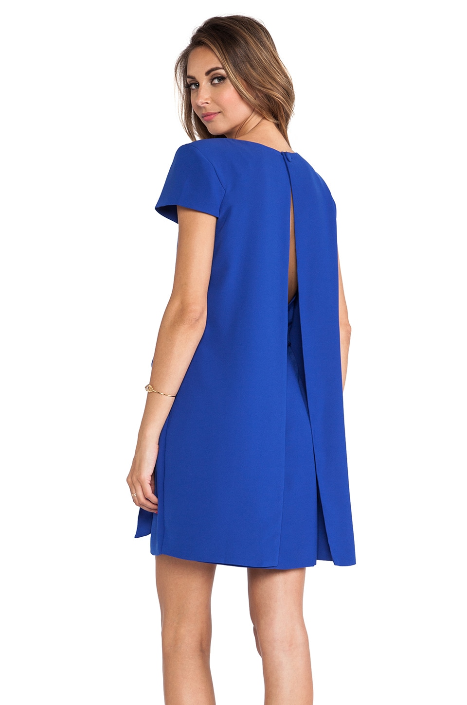 Lumier Modern Lover Cape Dress in Blue | REVOLVE