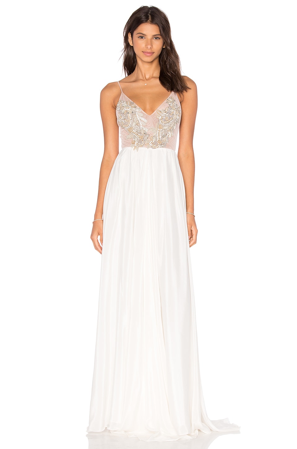Lurelly Geneva Gown in White | REVOLVE