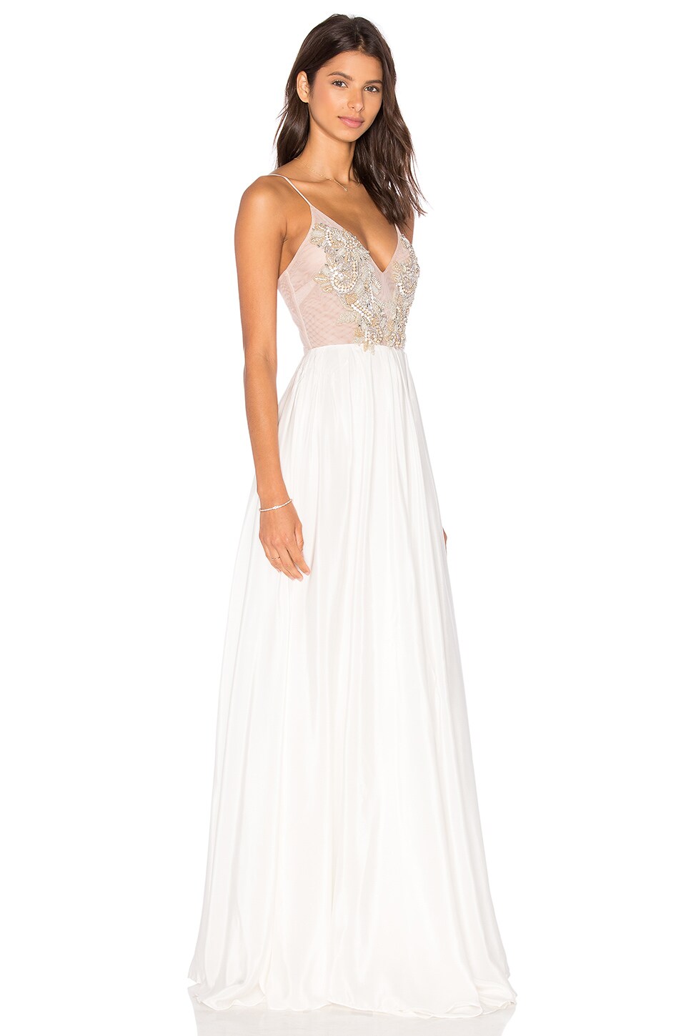 Lurelly Geneva Gown in White | REVOLVE