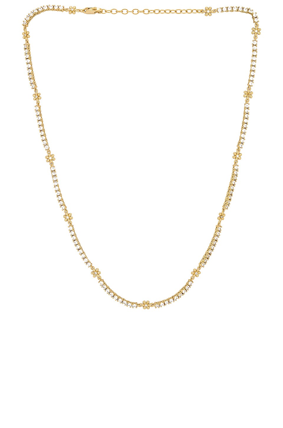 Luv AJ The Daisy Ballier Chain Necklace in Gold | REVOLVE