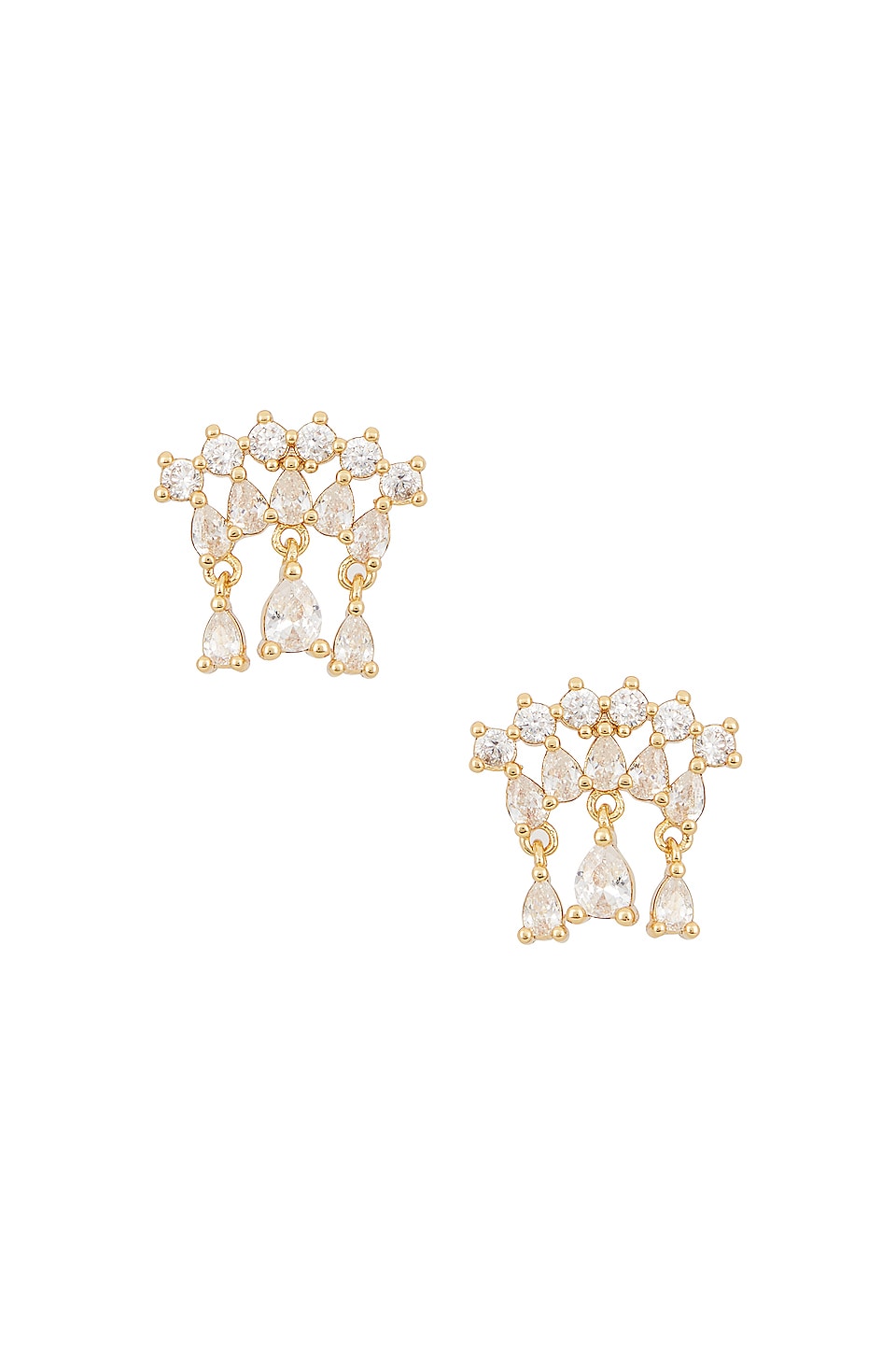Luv AJ Colette Shaker Studs in Gold | REVOLVE