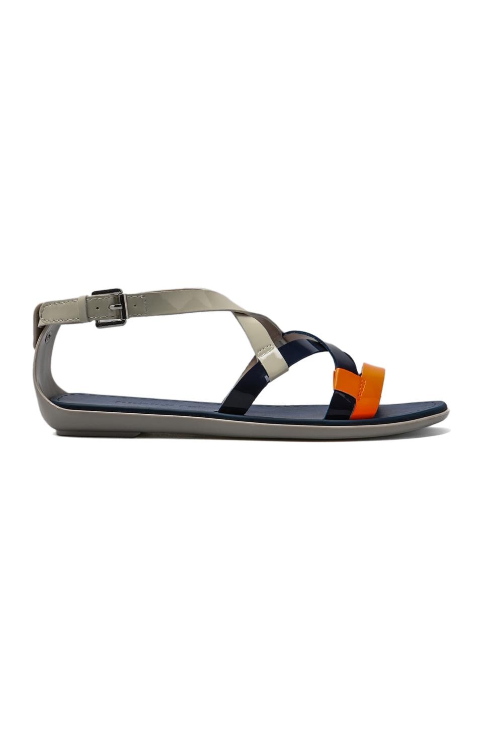 Luxury Rebel Swing Sandal in Deep Blue/Latte in Deep Blue & Latte | REVOLVE