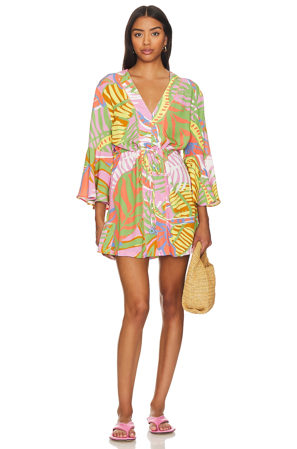 Maaji Joy Caftan in Multicolor | REVOLVE