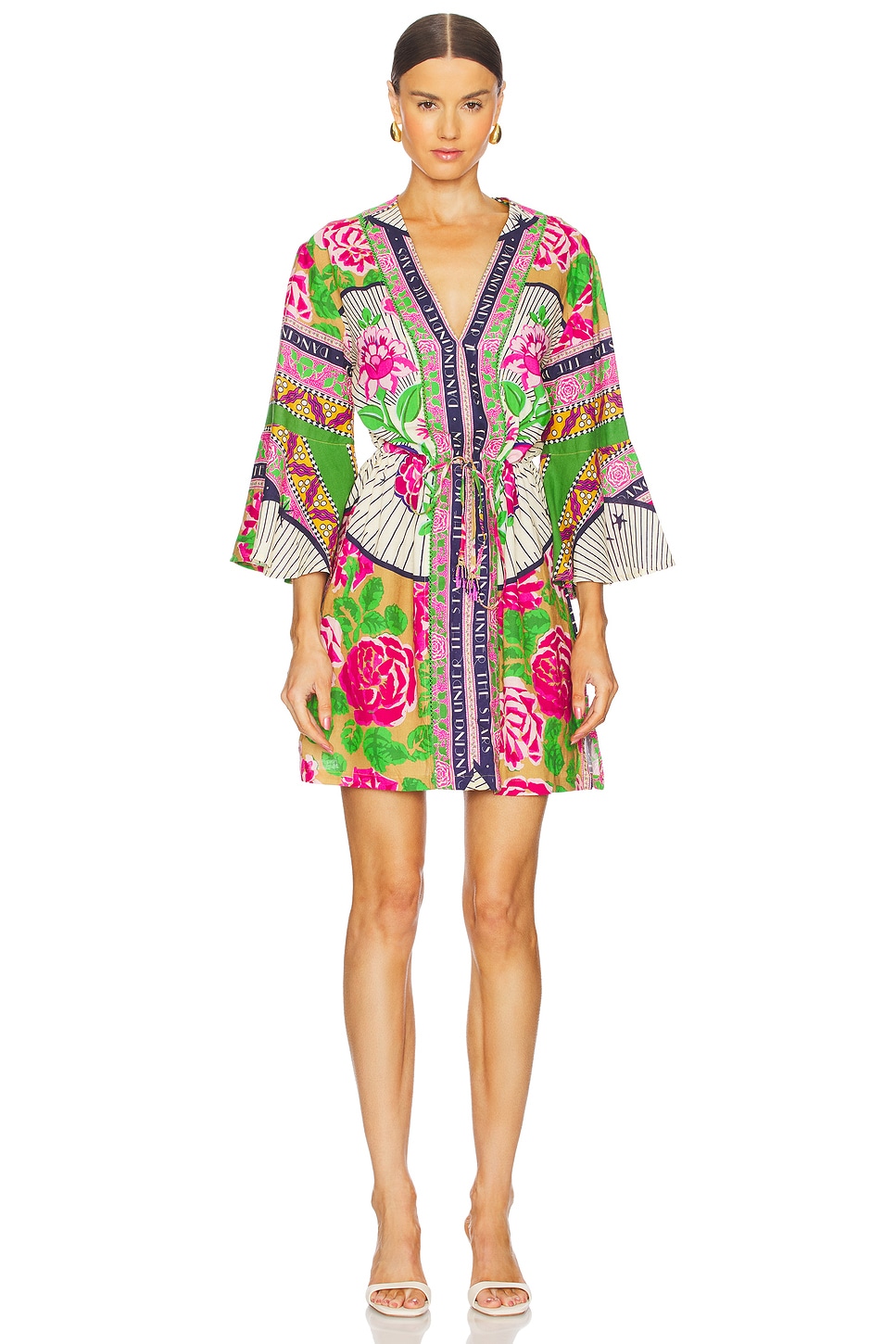 Maaji Cerice Bouquet Enjoyable Dress in Open Yellow | REVOLVE