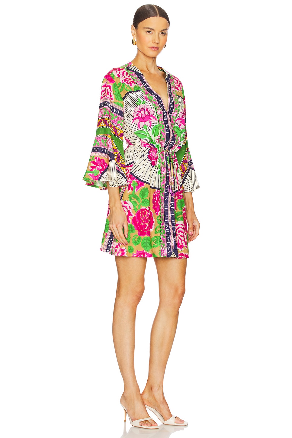 Maaji Cerice Bouquet Enjoyable Dress in Open Yellow | REVOLVE