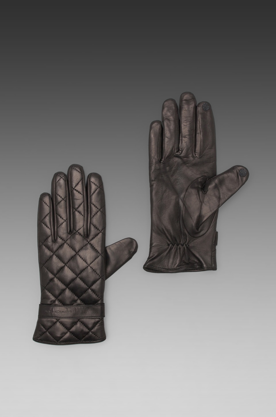 Mackage Nathalie Ladies Leather Gloves in Black | REVOLVE