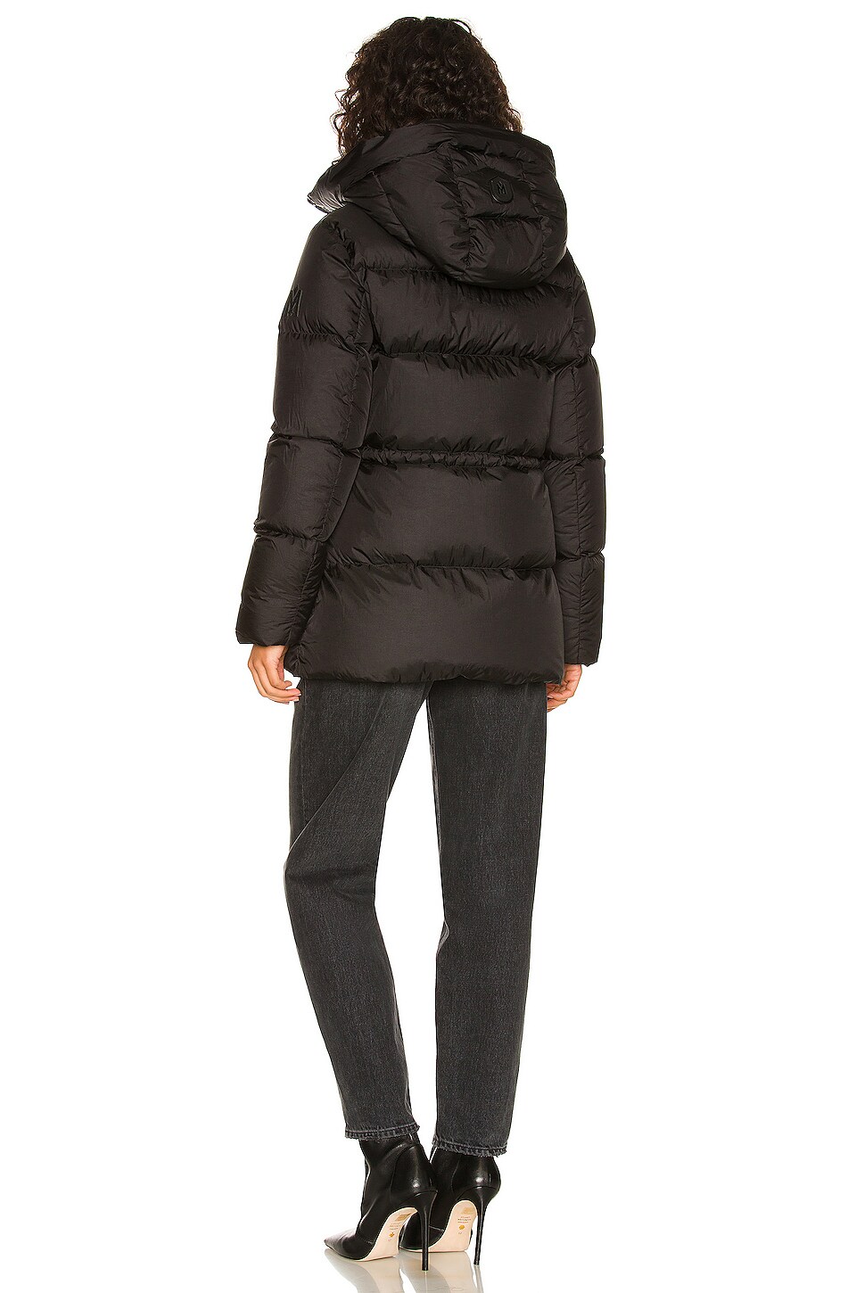 Mackage Freya Puffer Jacket in Black-Black | REVOLVE