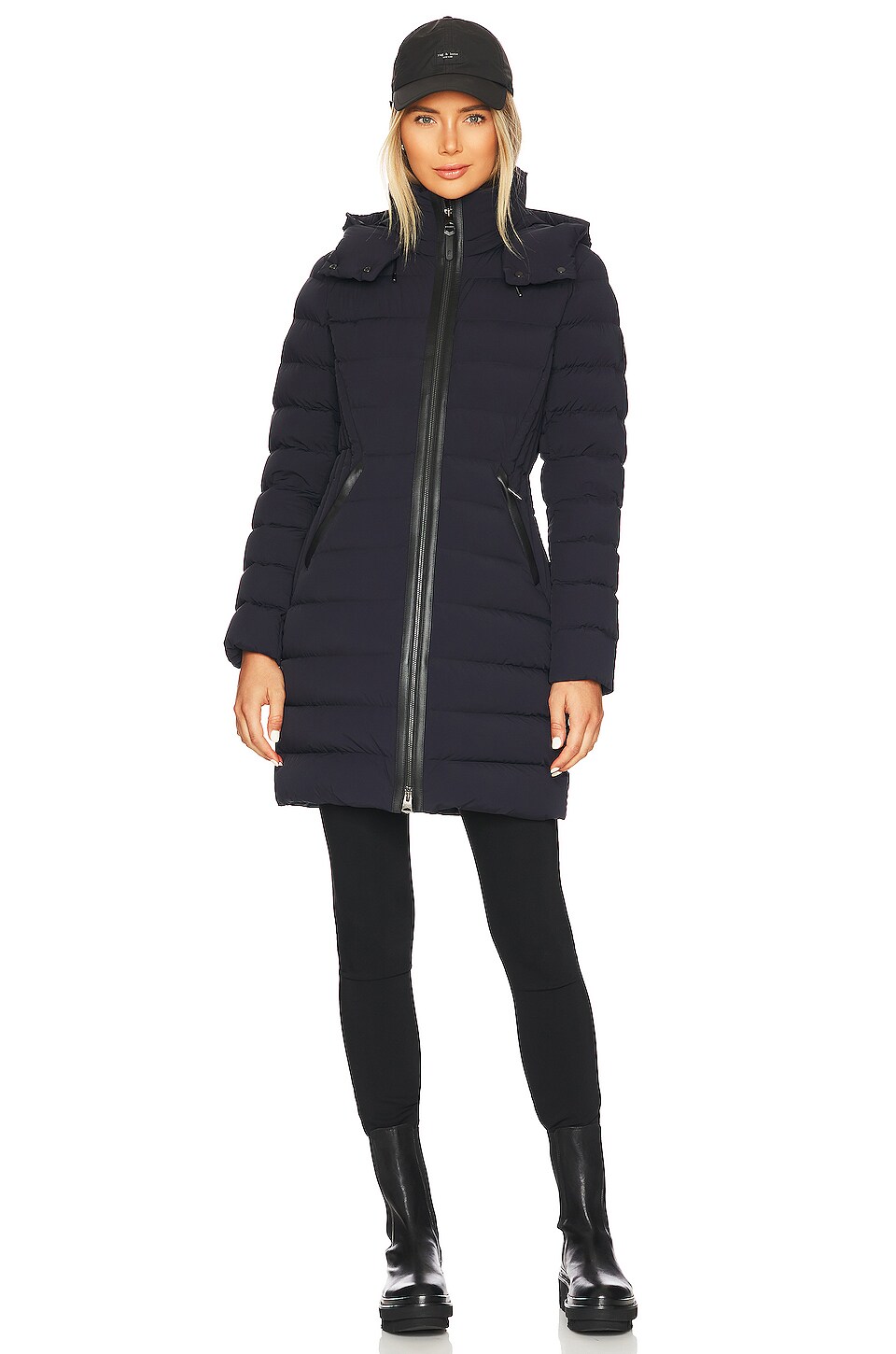 Mackage Farren Jacket in Navy | REVOLVE