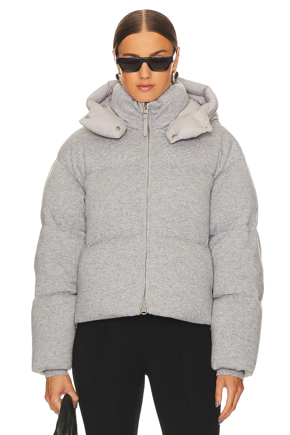 Mackage Tessy Puffer in Light Grey Melange in Light Grey Melange Mix ...