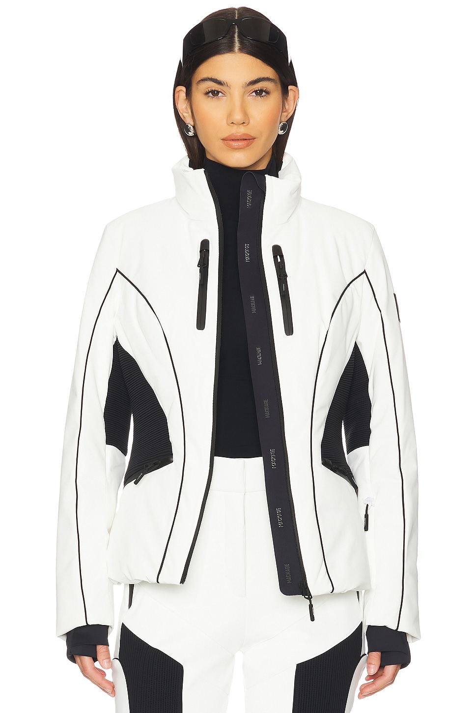 Mackage Sandra Ski Jacket in White | REVOLVE