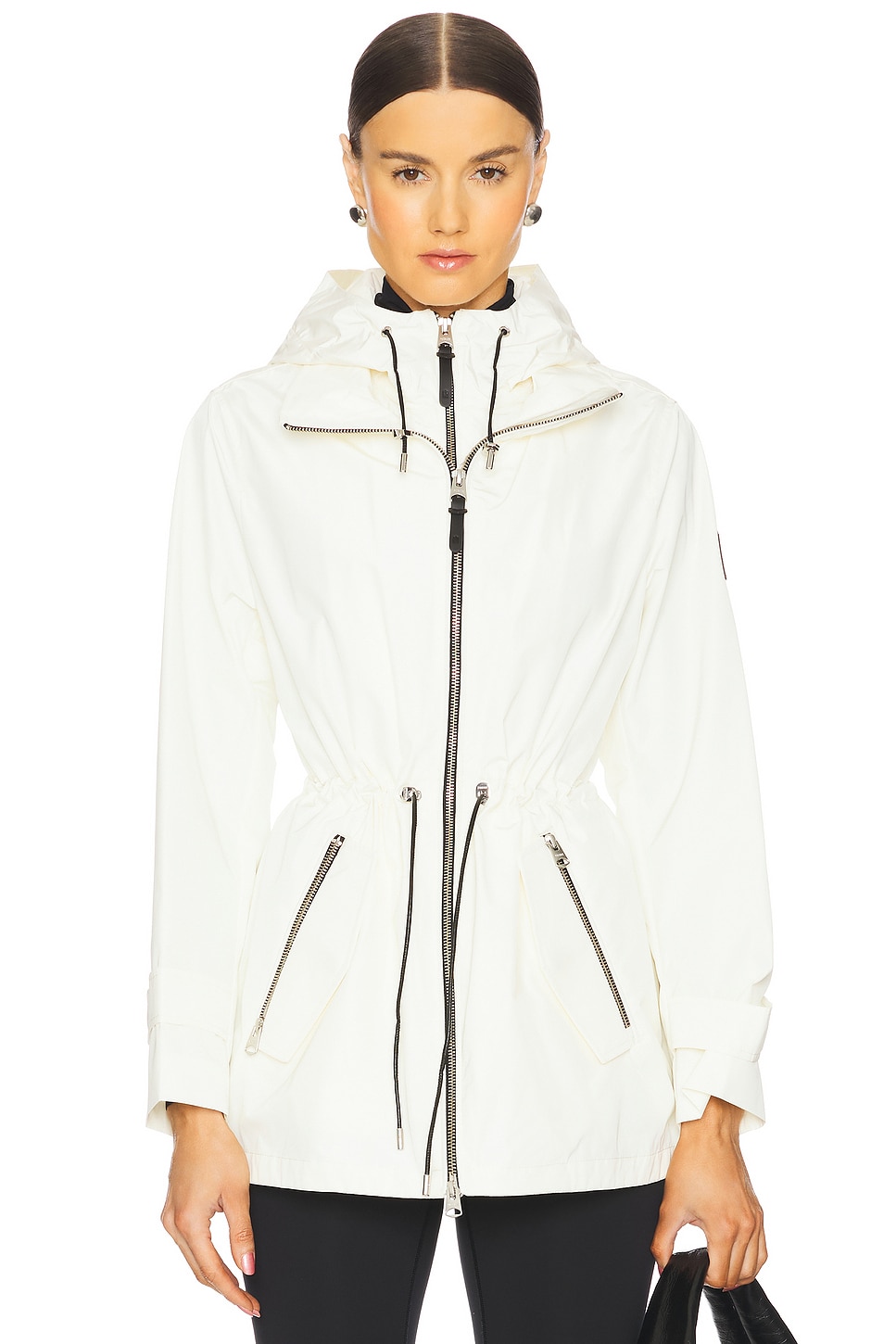 Mackage Melany Rain Jacket in Cream | REVOLVE