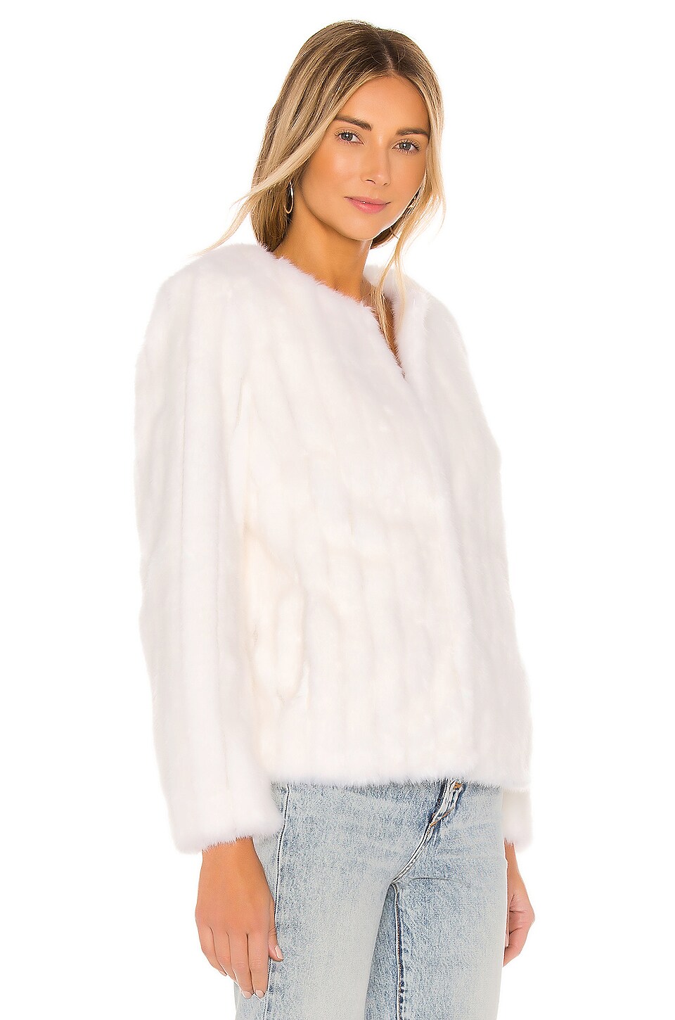 MAJORELLE Mogambo Coat in Ivory | REVOLVE