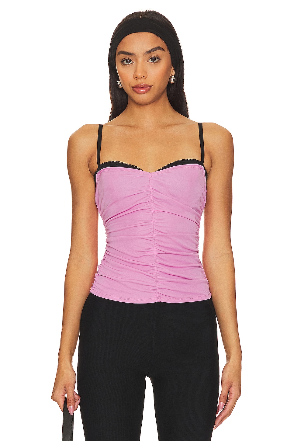 Miaou Renzo Tube Top in Violet | REVOLVE