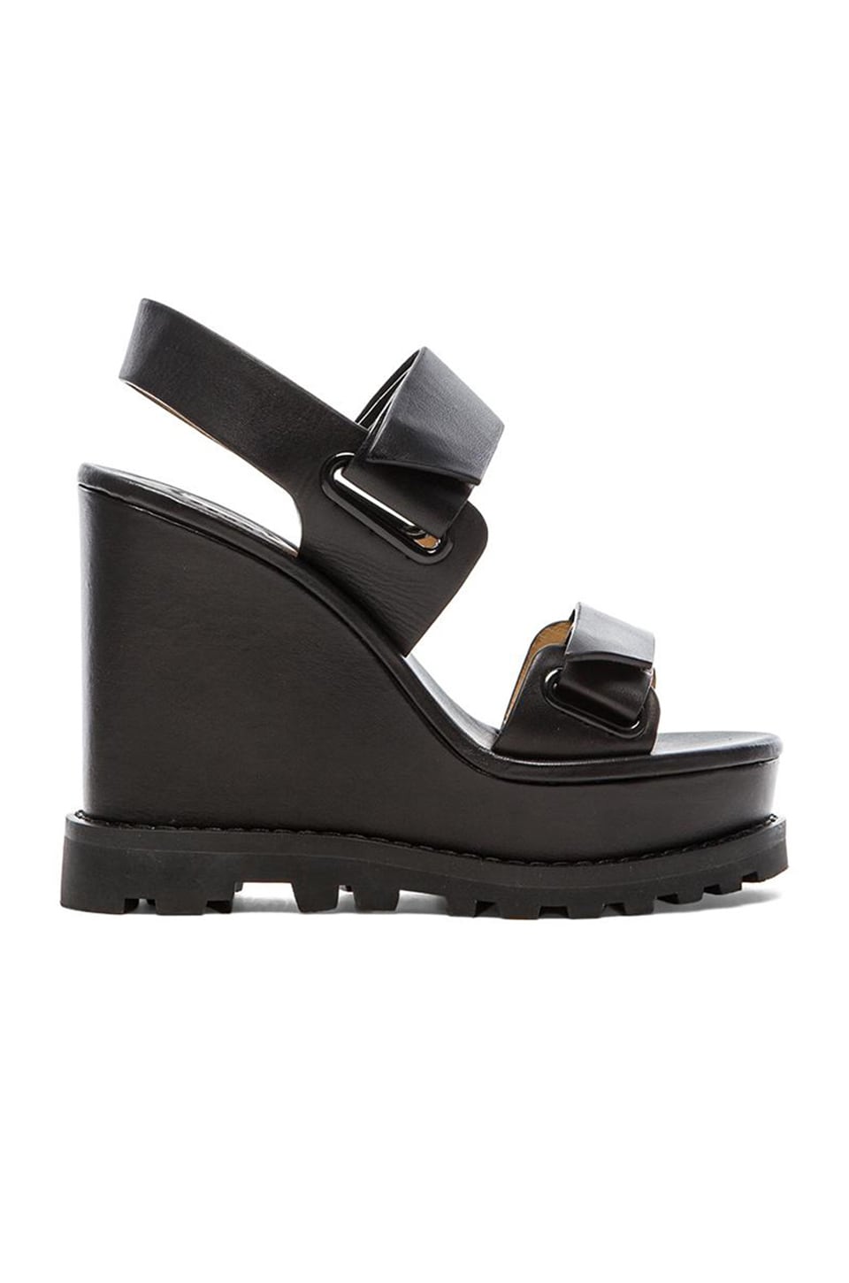 Marc by Marc Jacobs 130 mm Sandal Wedge in Black | REVOLVE